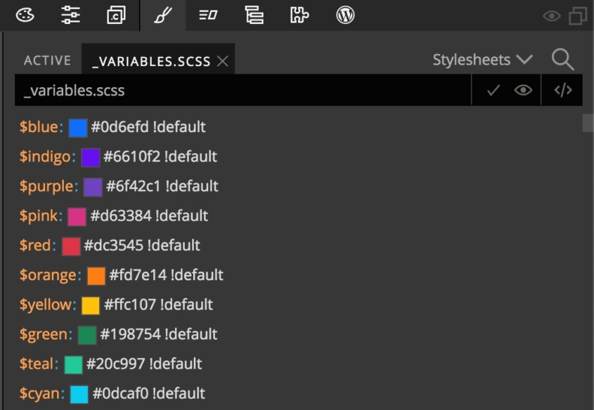 Customizing Bootstrap 5 themes | Pinegrow Web Editor