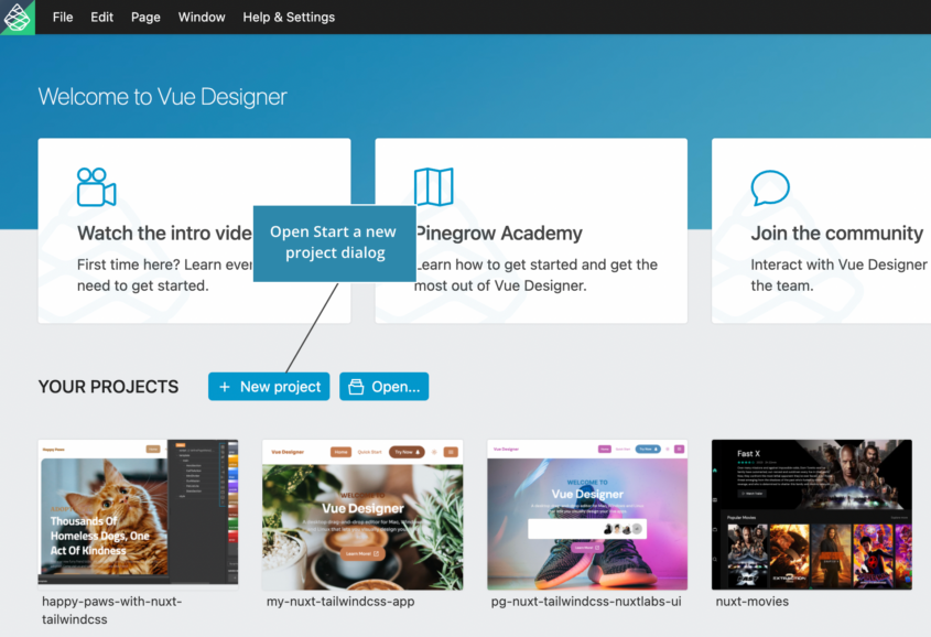 Vue Designer | A Visual IDE for Vue Apps | Pinegrow Web Editor