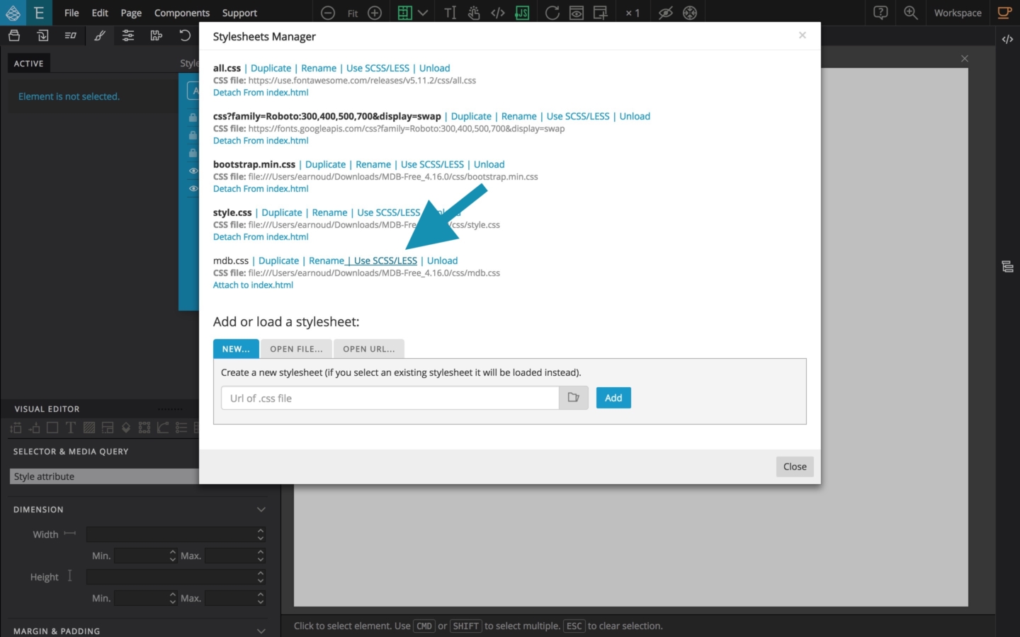 How-to use Material Design for Bootstrap (MDB) UI Kit with Pinegrow ...