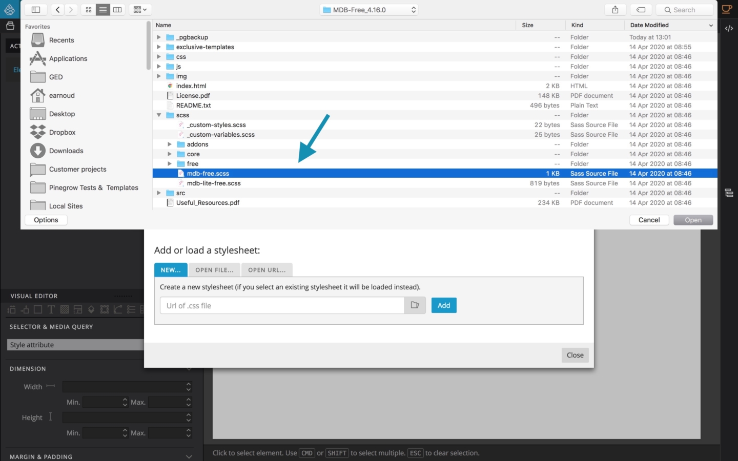 How-to use Material Design for Bootstrap (MDB) UI Kit with Pinegrow | Pinegrow Web Editor