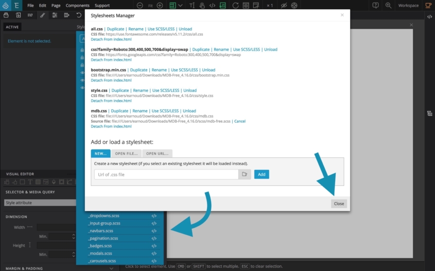 How-to use Material Design for Bootstrap (MDB) UI Kit with Pinegrow ...