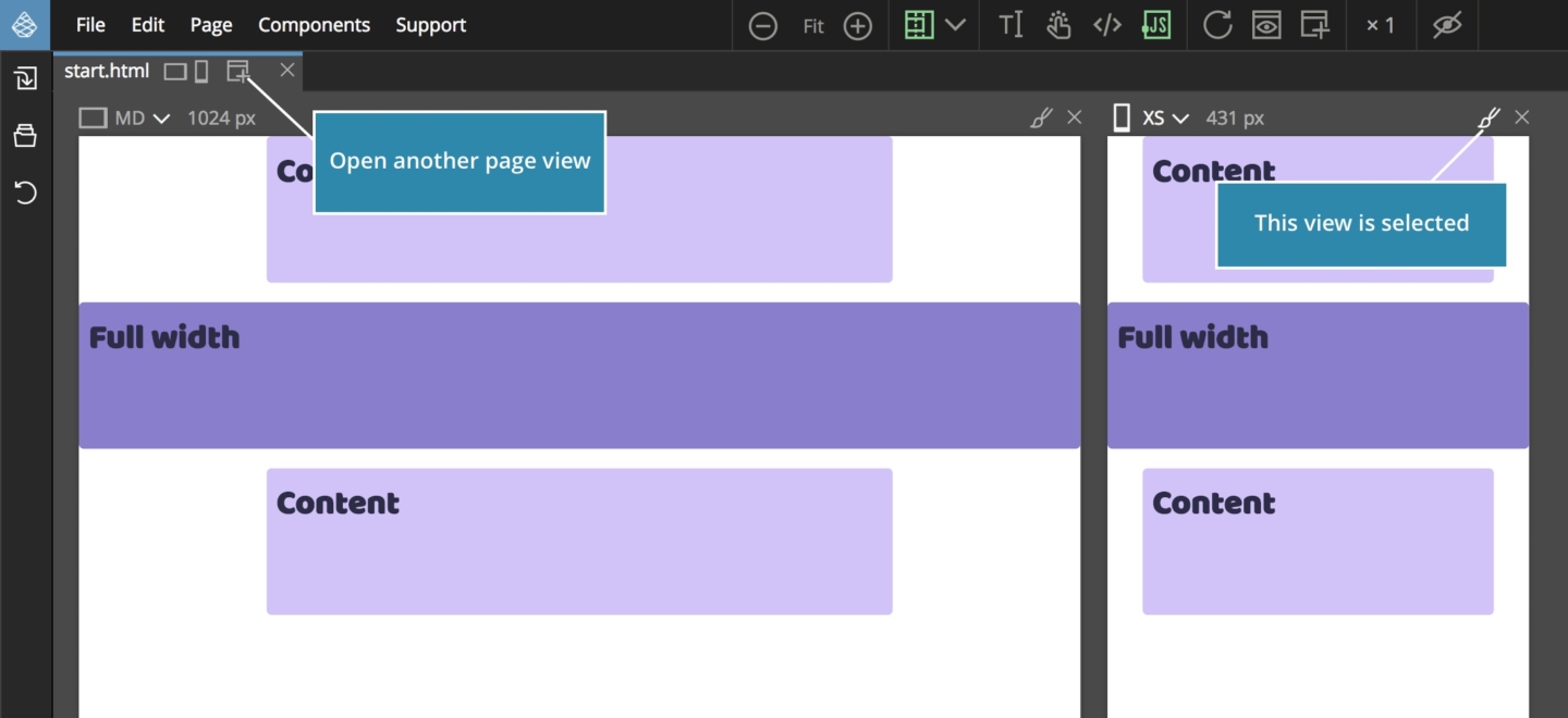 Using Multiple Track Names to Create Responsive CSS Grid Layout | Pinegrow Web Editor
