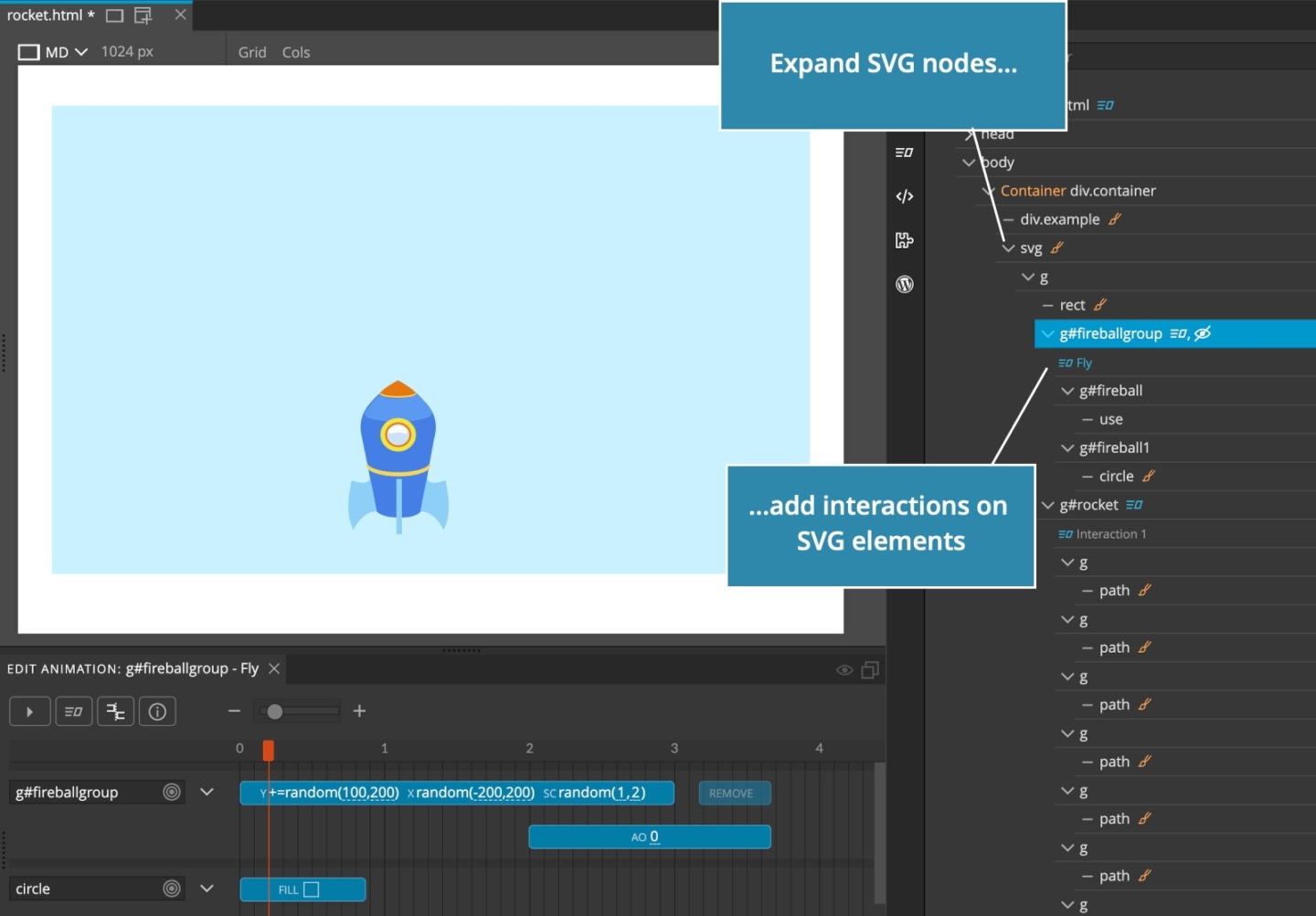 What’s new in Interactions 2.0? | Pinegrow Web Editor
