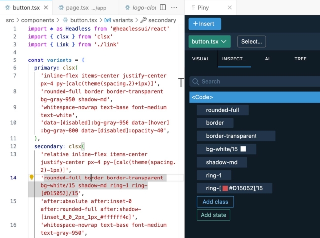 Piny | Pinegrow Web Editor