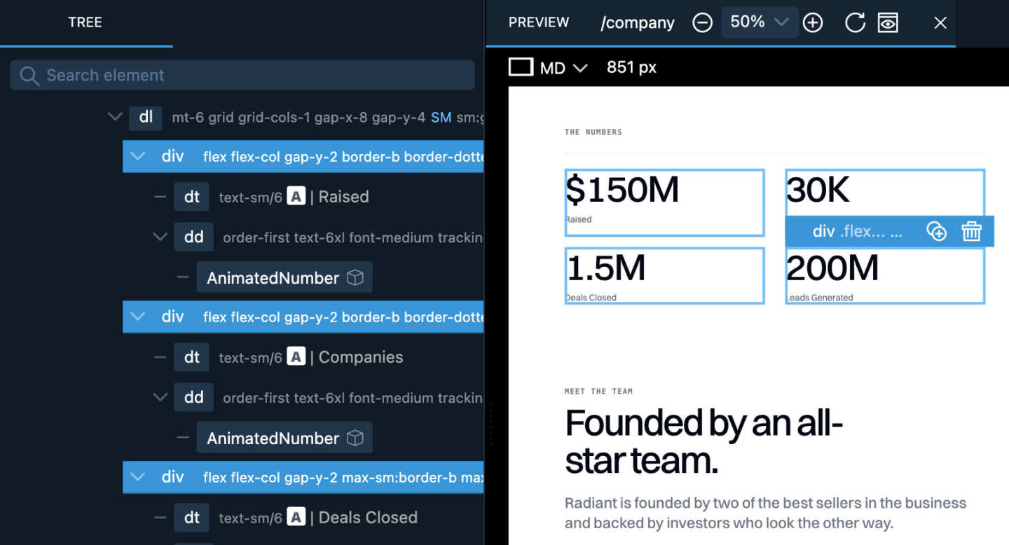 Piny | Pinegrow Web Editor