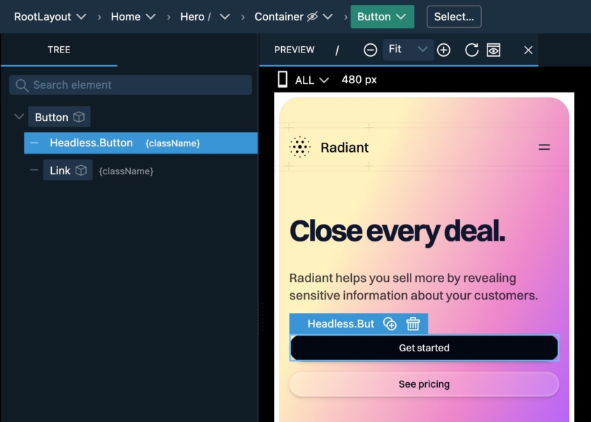 Piny | Pinegrow Web Editor