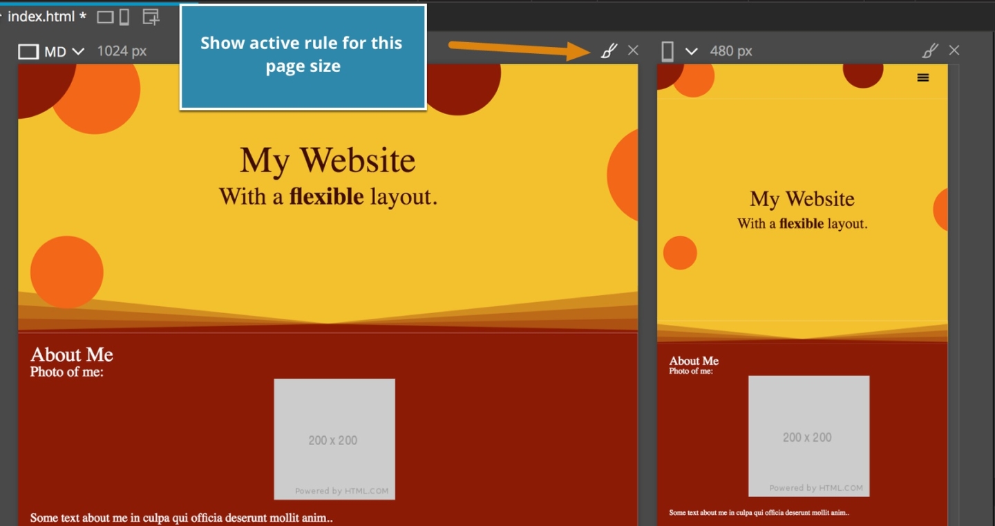 Using Media Queries And Css Functions To Create A Responsive Design In Pinegrow Pinegrow Web