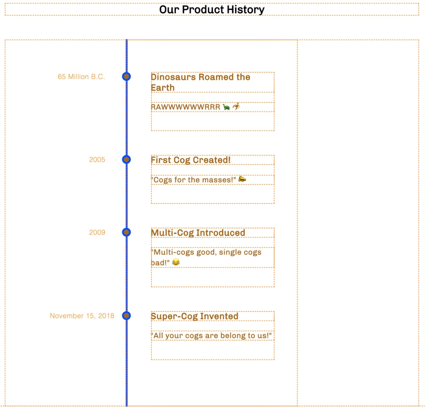 Creating plain HTML and Tailwind CSS Timelines with Pinegrow | Pinegrow ...